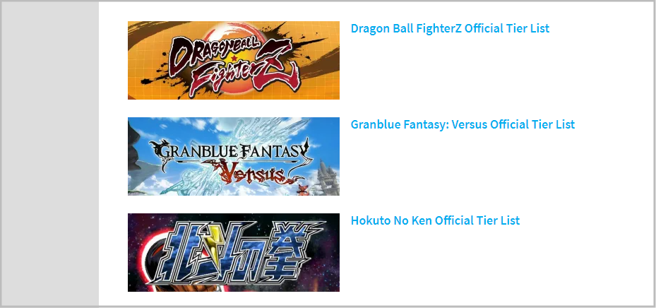 The Option Select Launches Official Tier List Section – The Option Select